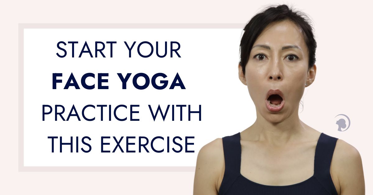 The Perfect Pose To Start A Face Yoga Practice